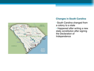 Effects Of American Revolution In Sc | PPT