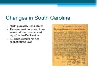 Effects Of American Revolution In Sc | PPT