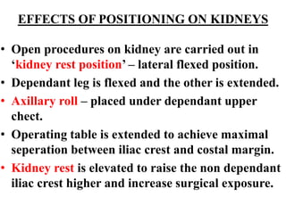 Effects of anesthesia and surgery on renal function | PPTX