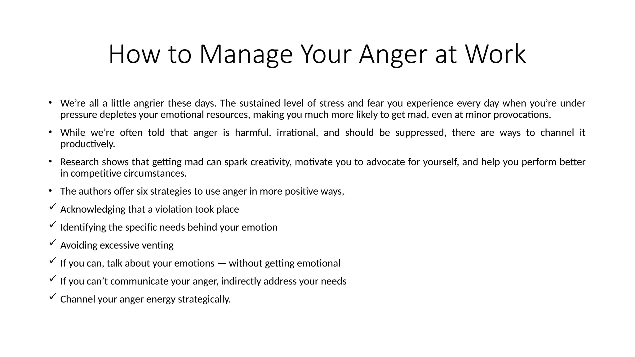 Effects of Anger and Anger management at workplace .pptx