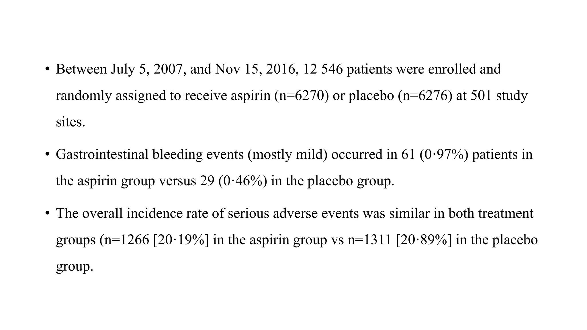 Effects of aspirin for primary prevention in persons with Diabetes ...