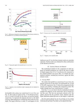 Effects of backfilling on cable ampacity analyzed with the finite ...