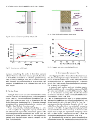 Effects of backfilling on cable ampacity analyzed with the finite element method | PDF