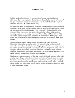 Effects of bullying on teens | DOCX
