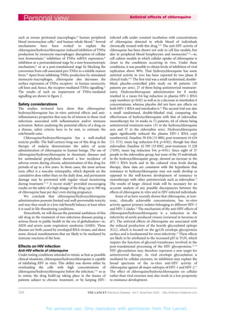 Effects of chloroquine on viral infections | PDF