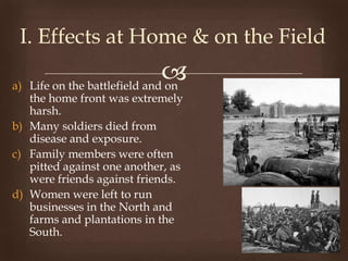 Effects of Civil War | PPTX