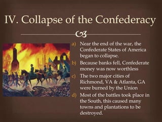 Effects of Civil War | PPTX