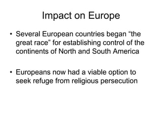 Effects of colonization | PPSX