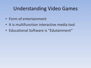 Effects of computer games | PPT
