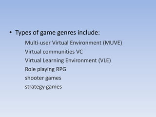 Effects of computer games | PPTX