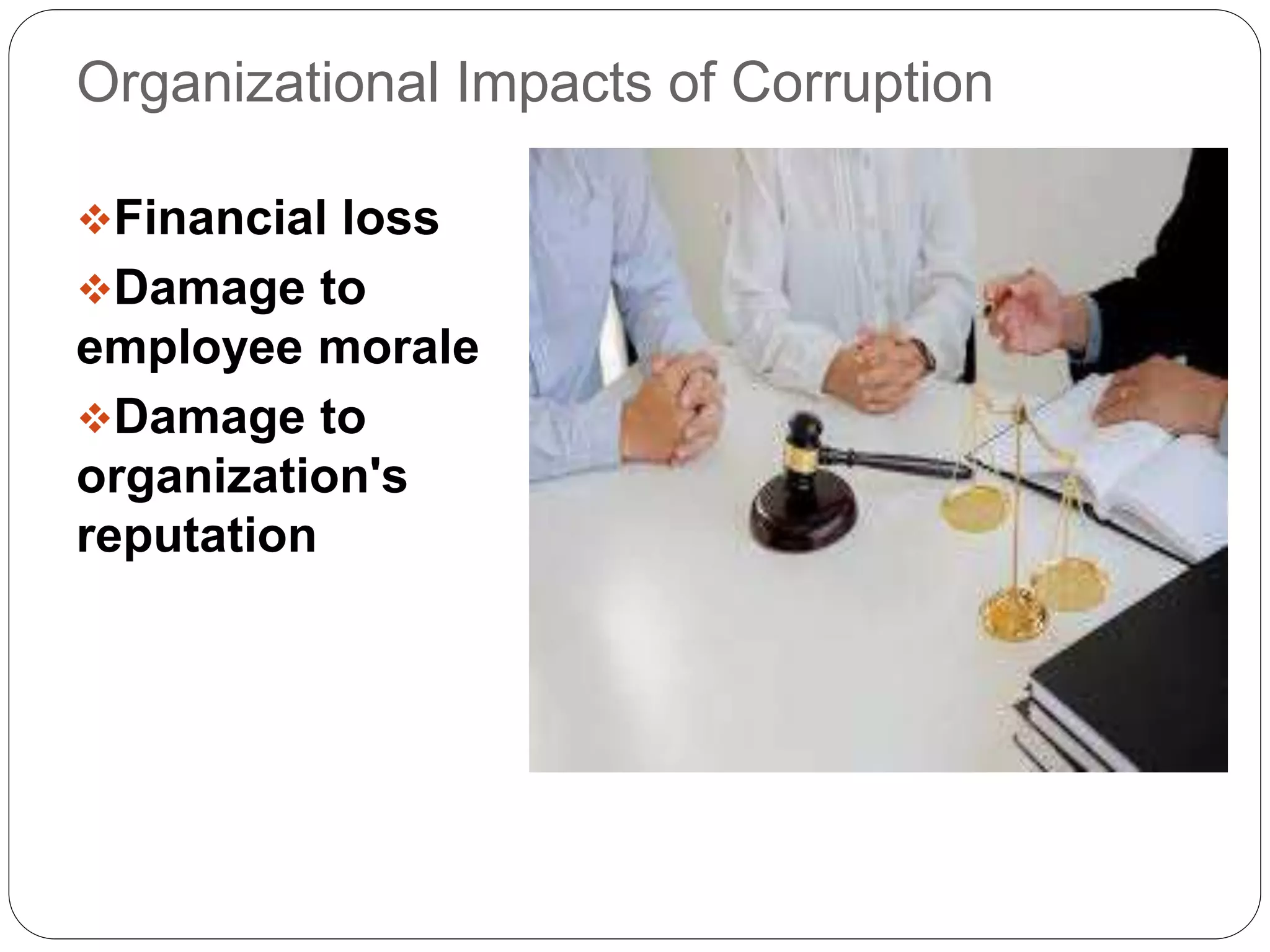 Effects of corruption | PPTX