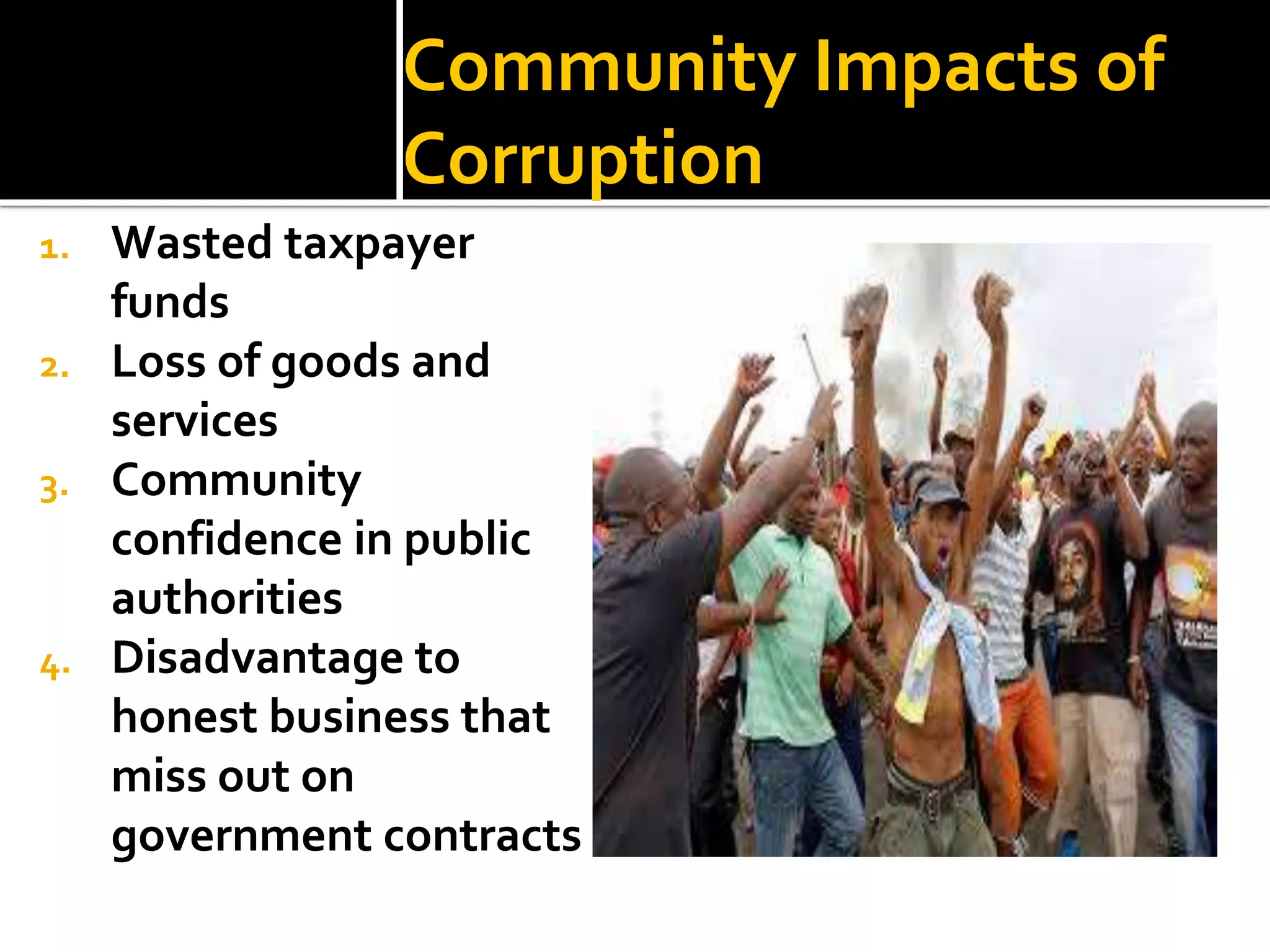 Effects of corruption | PPTX