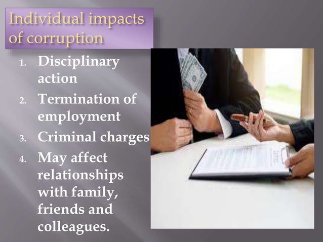 Effects of corruption | PPTX