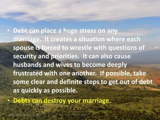 Effects of Debts in Marriage | PPT