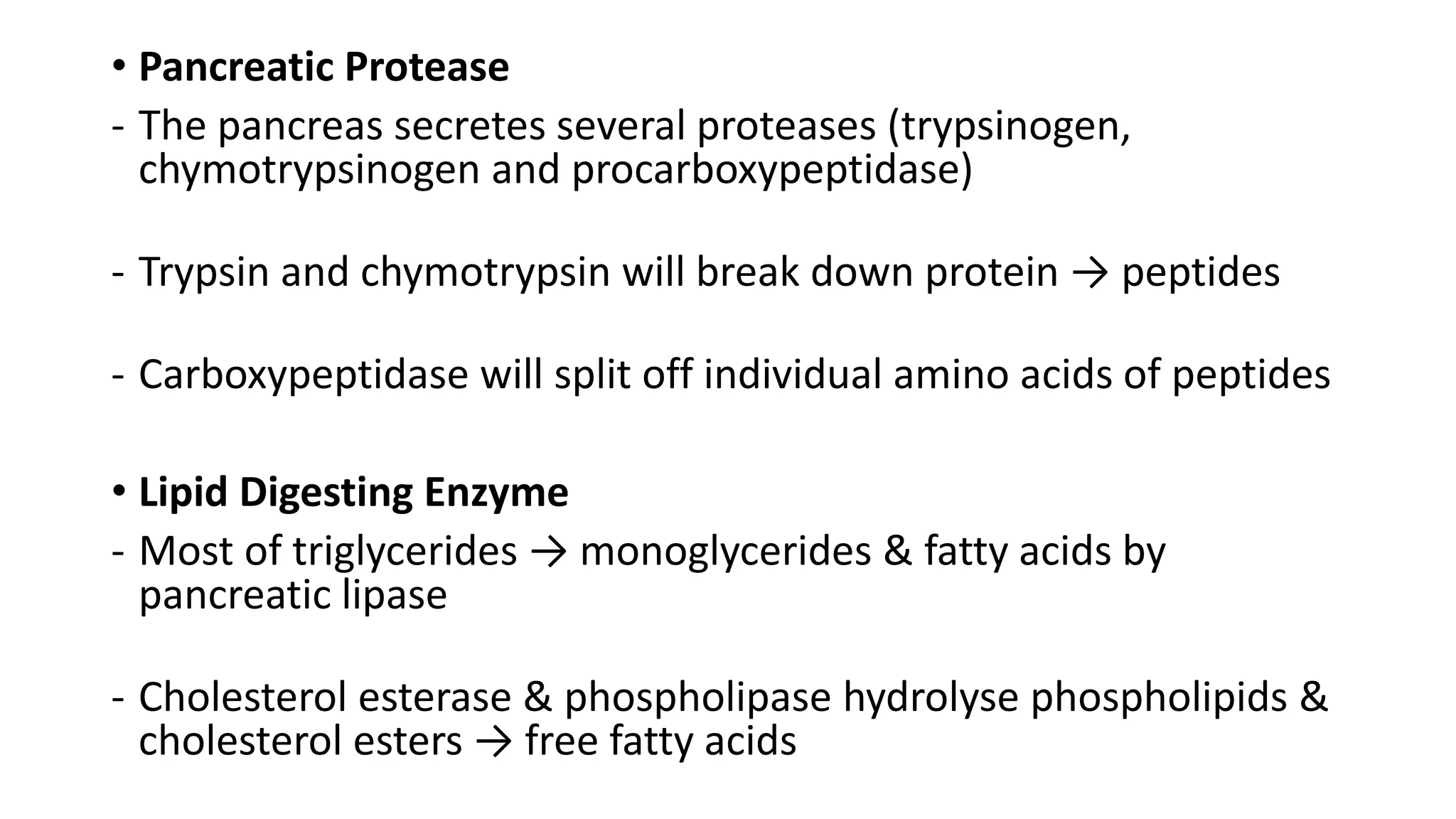 Effects of deficiency of exocrine pancreatic secretion | PPTX