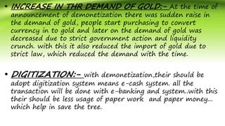 Effects of demonetization on population 2 | PPTX