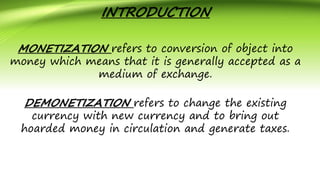 Effects of demonetization on population 2 | PPTX