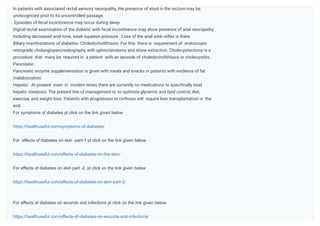 Effects of diabetes on gastrointestinal system | PDF