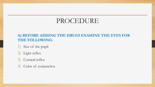 Effects of different drugs on rabbit eye.pptx