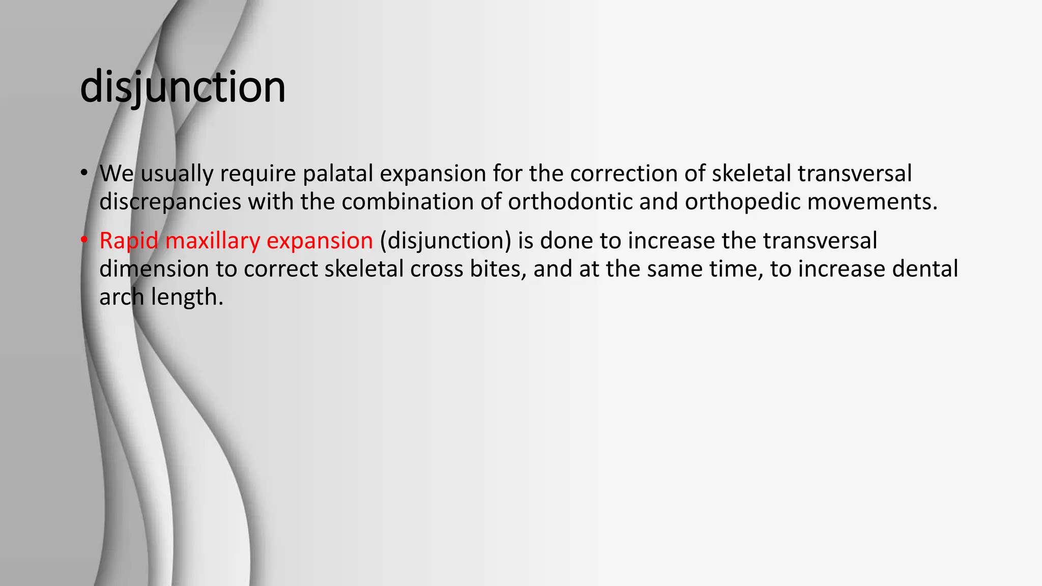 Effects of Disjunction Rapid maxillary expansion.pptx