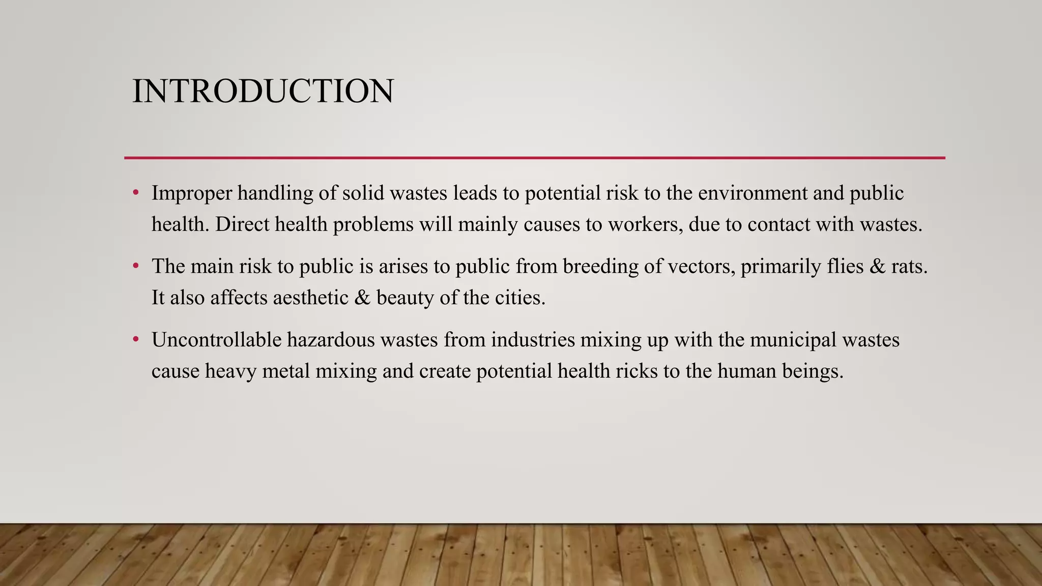 Effects of disposal of solids waste | PPTX