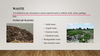 Effects of disposal of solids waste | PPTX