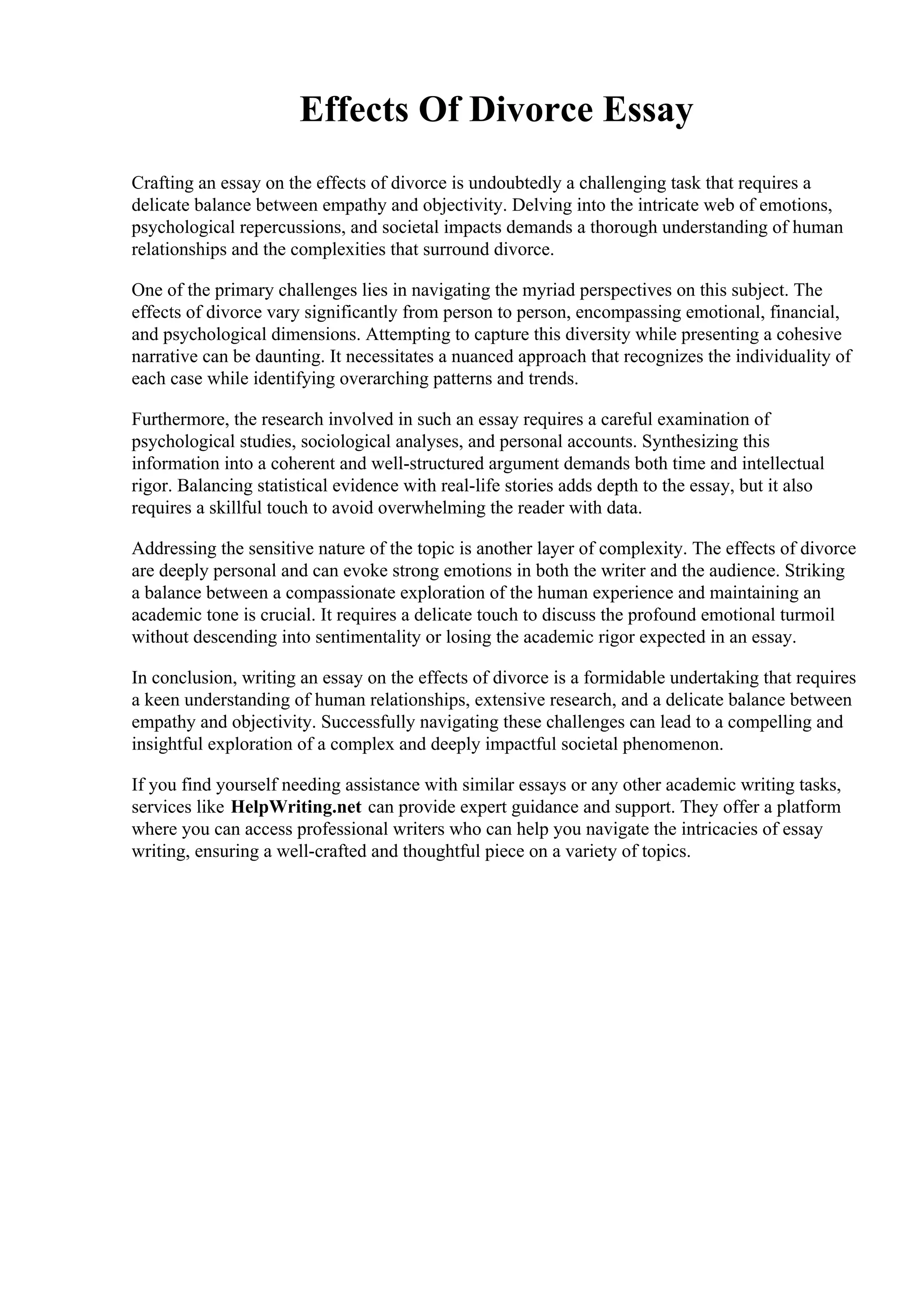 Effects Of Divorce Essay.pdf