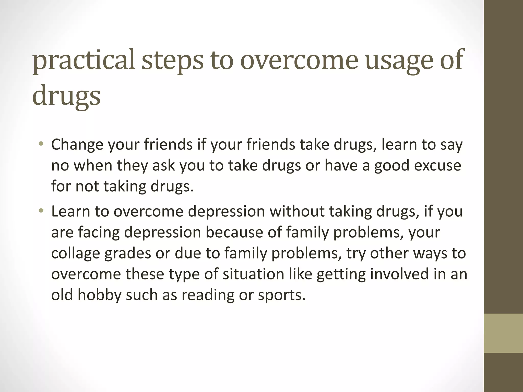 Effects of drug abuse on teenagers | PPTX