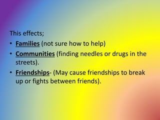 Effects of drugs- Lesson 2 | PPTX