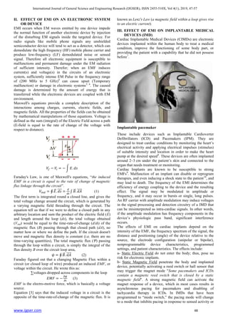 Effects of Electromagnetic Field (EMF) On Implantable Medical Devices ...
