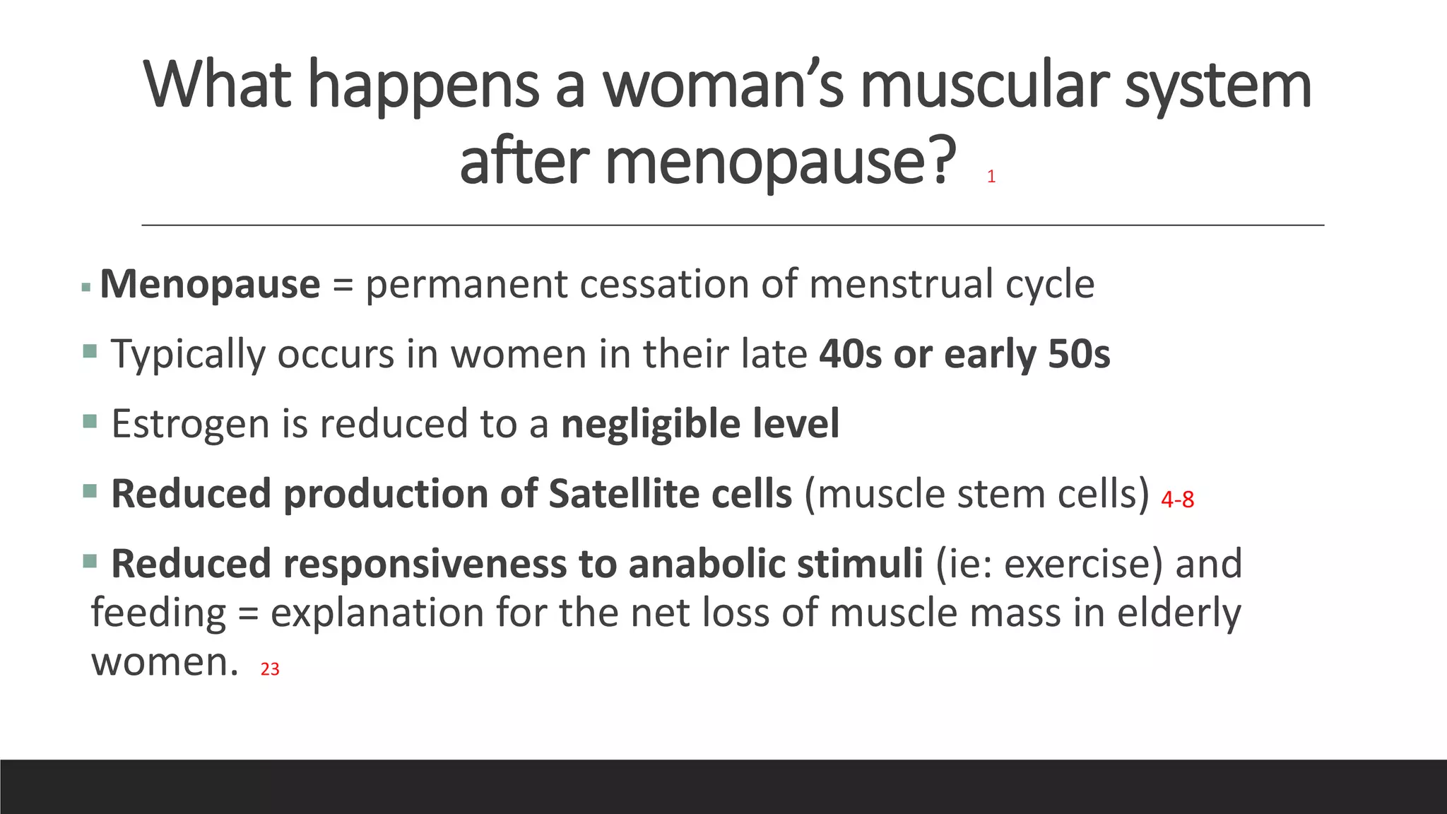 Effects of Estrogen on Female Muscle and Tendon | PPTX