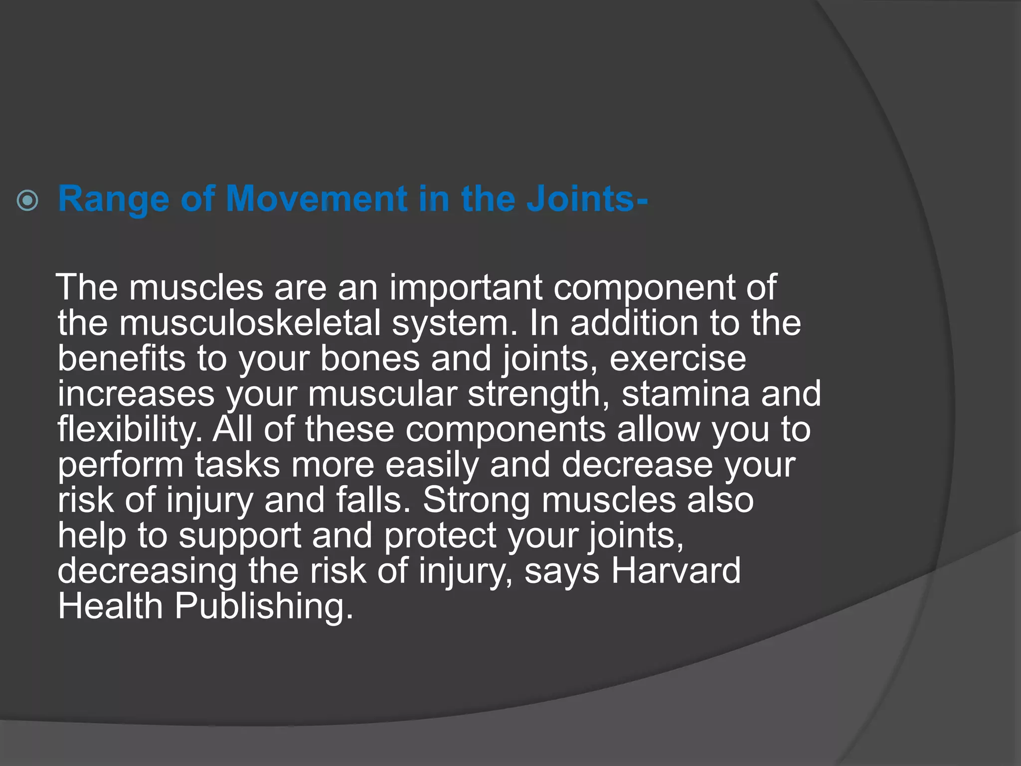 Effects of exercise on skeletal and muscular system | PPTX