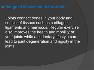 Effects of exercise on skeletal and muscular system | PPTX