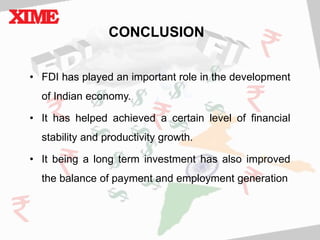 Effects of fdi and fii on indian economy | PPTX