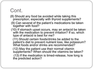 Effects of food on absorption of drugs | PPTX