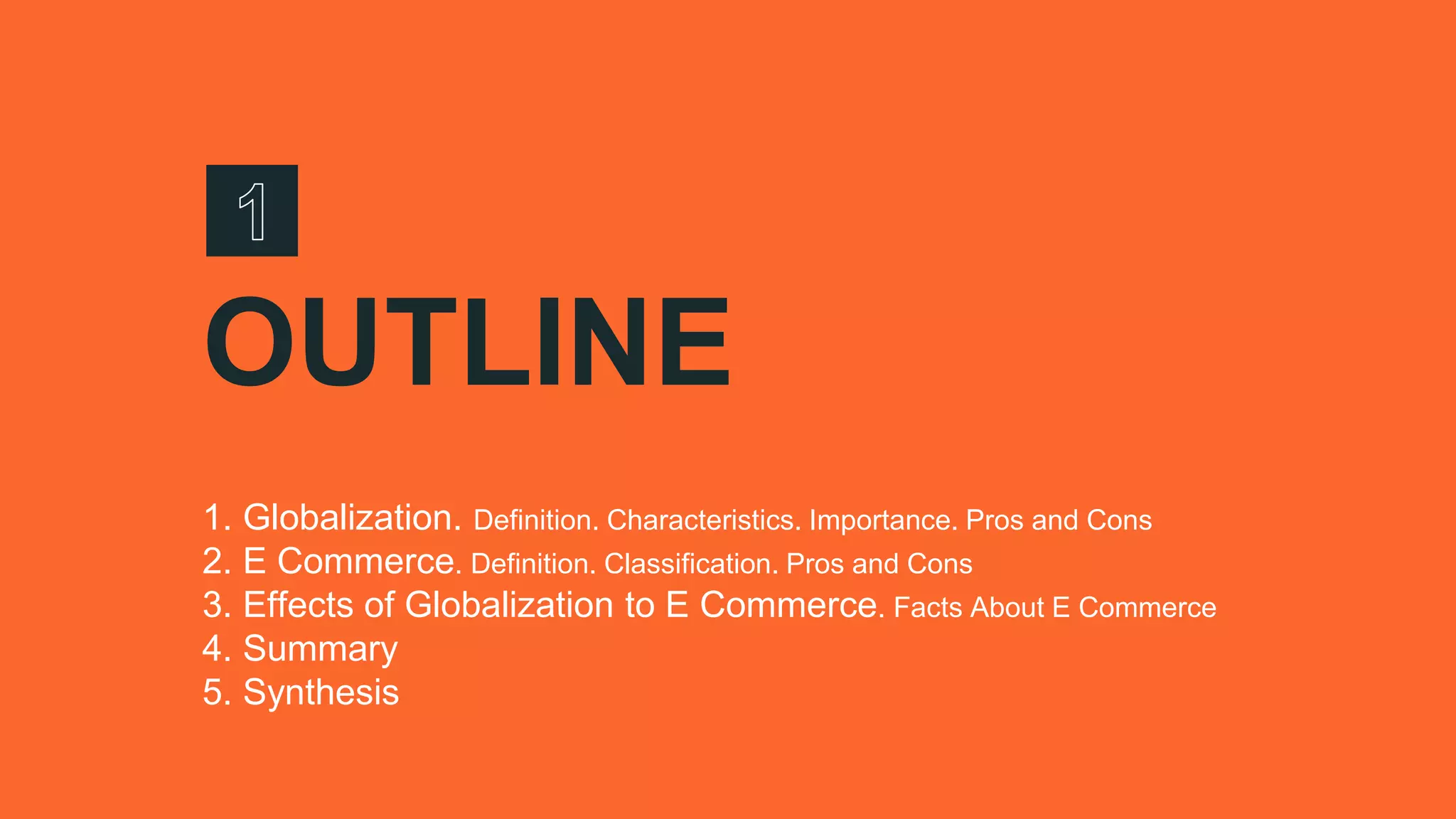 Effects of globalization to e commerce | PPTX