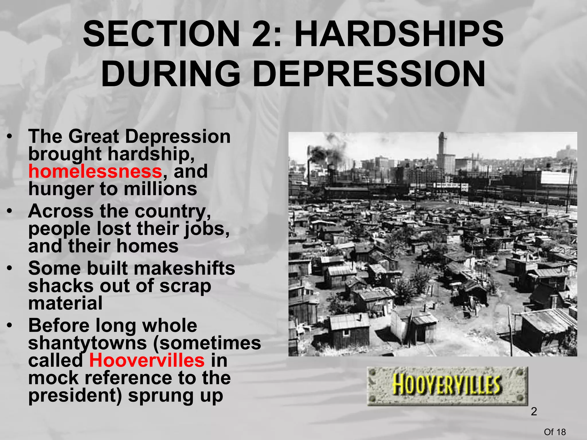 Effects of great depression basics | PPT