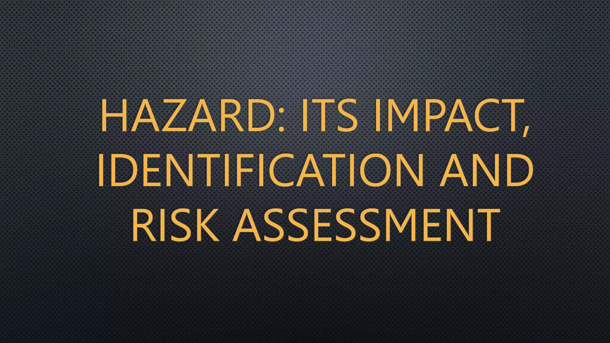Effects of Hazard, Exposure and Vulnerability to Disaster Risks and ...