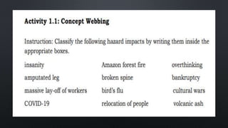 Effects of Hazard, Exposure and Vulnerability to Disaster Risks and ...