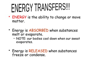 Effects of Heat on Matter powerpoint presentation | PPTX