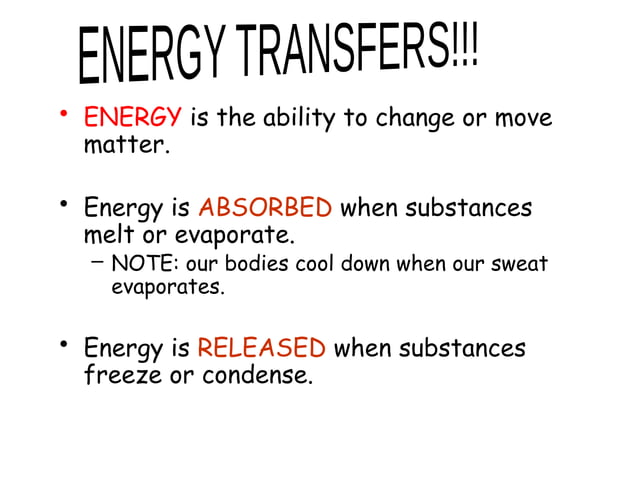 Effects of Heat on Matter powerpoint presentation | PPTX | Chemistry ...