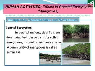 Effects of human activities to coastal ecosystem | PPTX