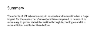 Effects of ICT Advancements in Research and Innovation.pdf