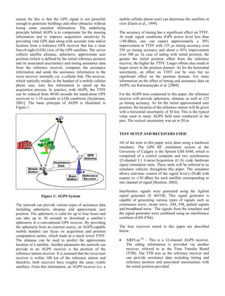 Effect of Kinematics and Interference on Assisted GPS (AGPS) | PDF | Computer Networking | Computing