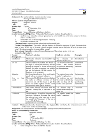 Effects of language of instruction on junior secondary school (jss) studentsí academic ...