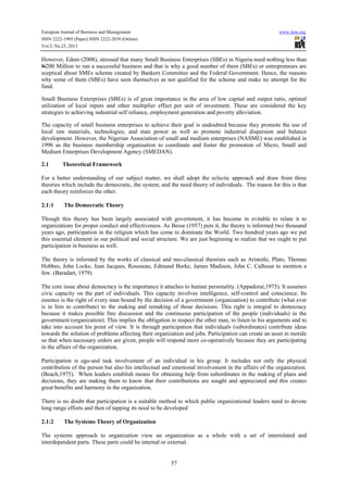 Effects of leadership style on organizational performance in small and medium scale enterprises ...