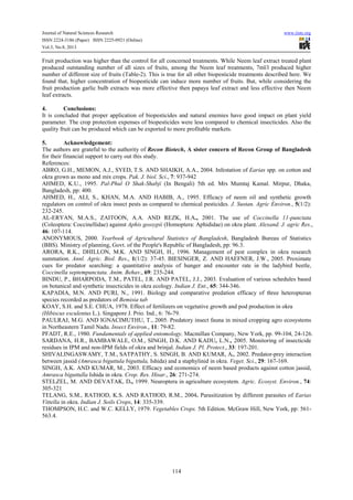 Effects of manually processed bio pesticides on crop production and ...