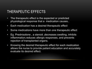EFFECTS OF MEDICATION.pptx