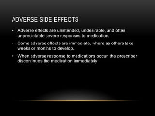 EFFECTS OF MEDICATION.pptx