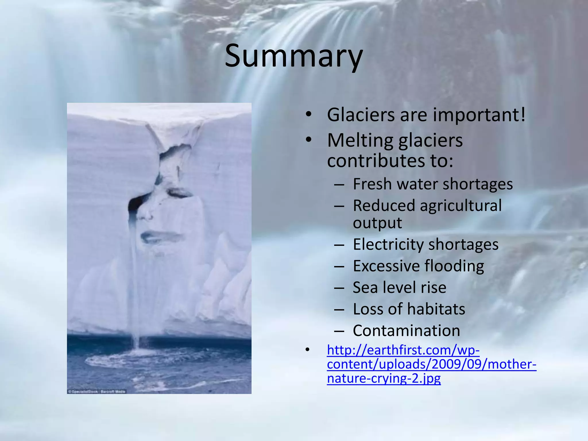 Effects of melting glaciers | PPTX